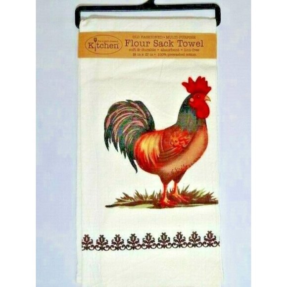 Kay Dee Designs | Kitchen | Kay Dee Garden Rooster Kitchen Flour Sack ...